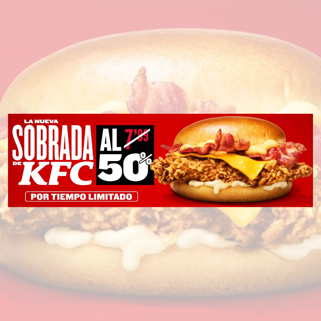 La nueva 'Sobrada' de KFC al 50% - Centro Comercial Peñacastillo